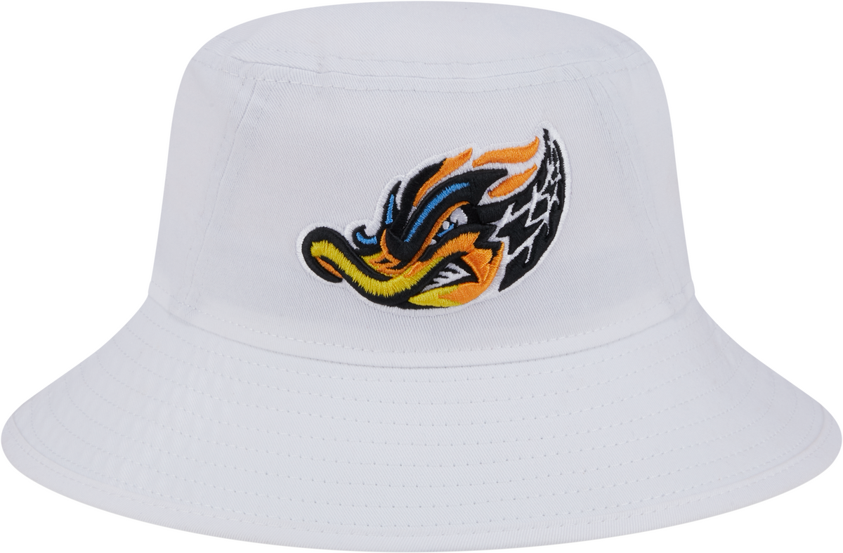 New Era White Bucket – Akron RubberDucks