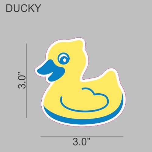 Rubber Ducky Car Decal – Akron RubberDucks