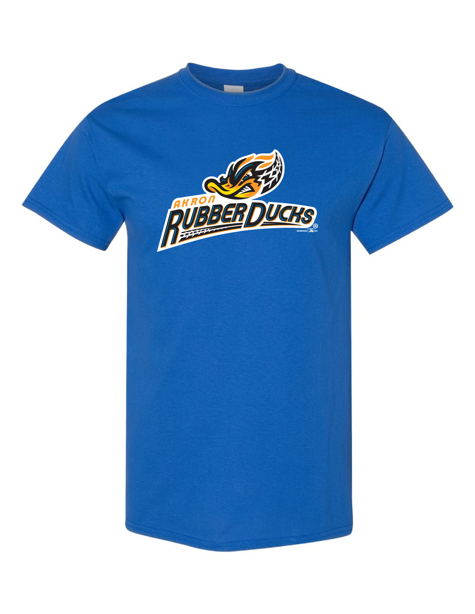Primary Logo Royal Tee – Akron RubberDucks