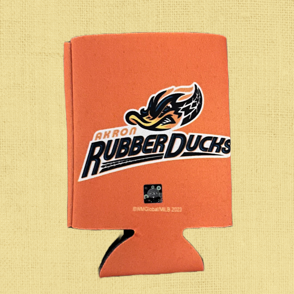 Primary Logo Koozie – Akron RubberDucks